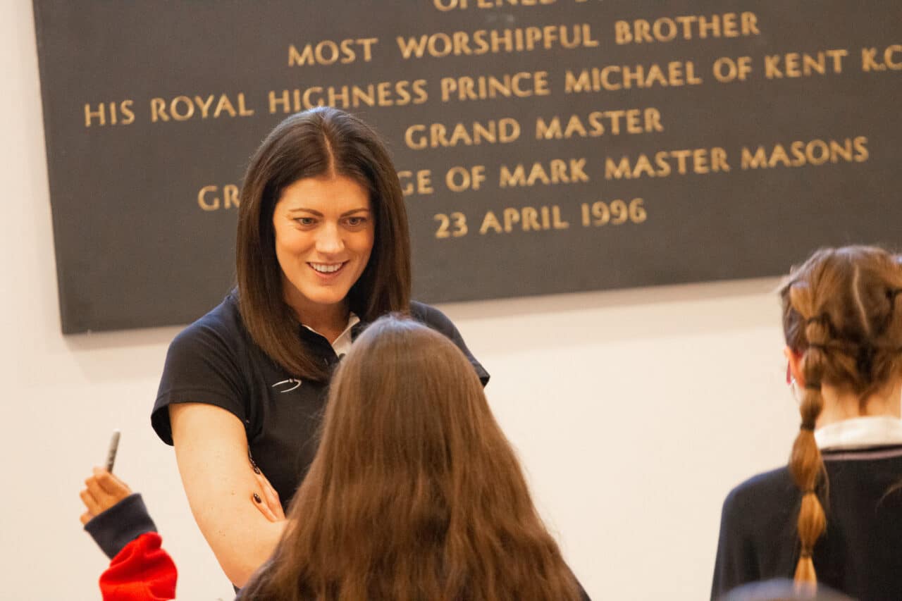 Olympic Medalist Inspires RMS Athletes - RMS for Girls